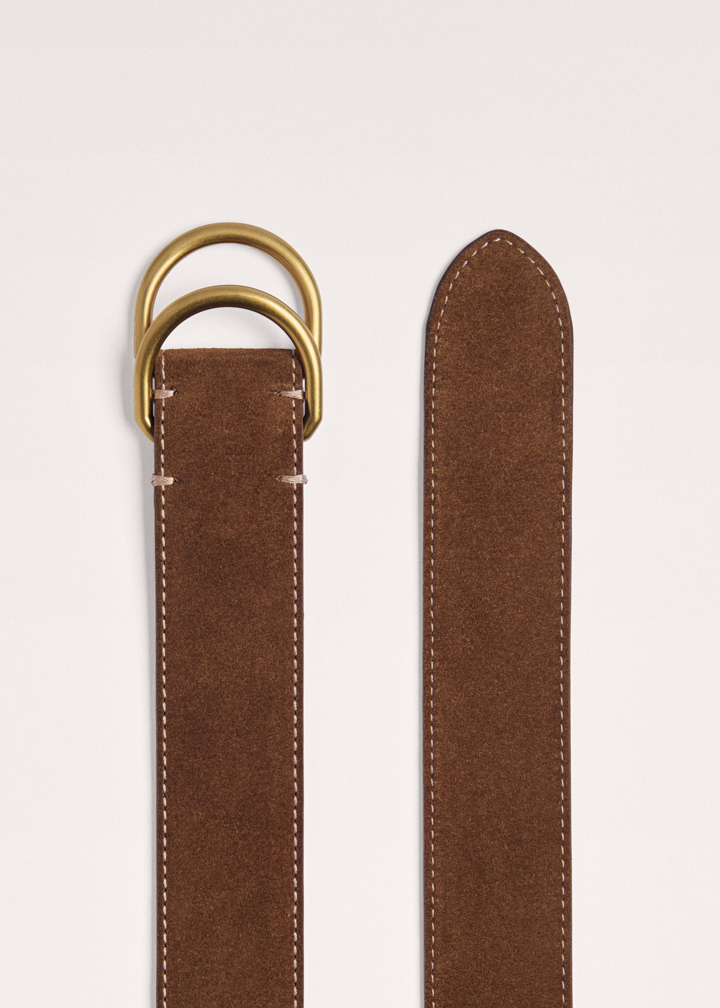 Women's Brown Double D-Ring Belt | ME+EM