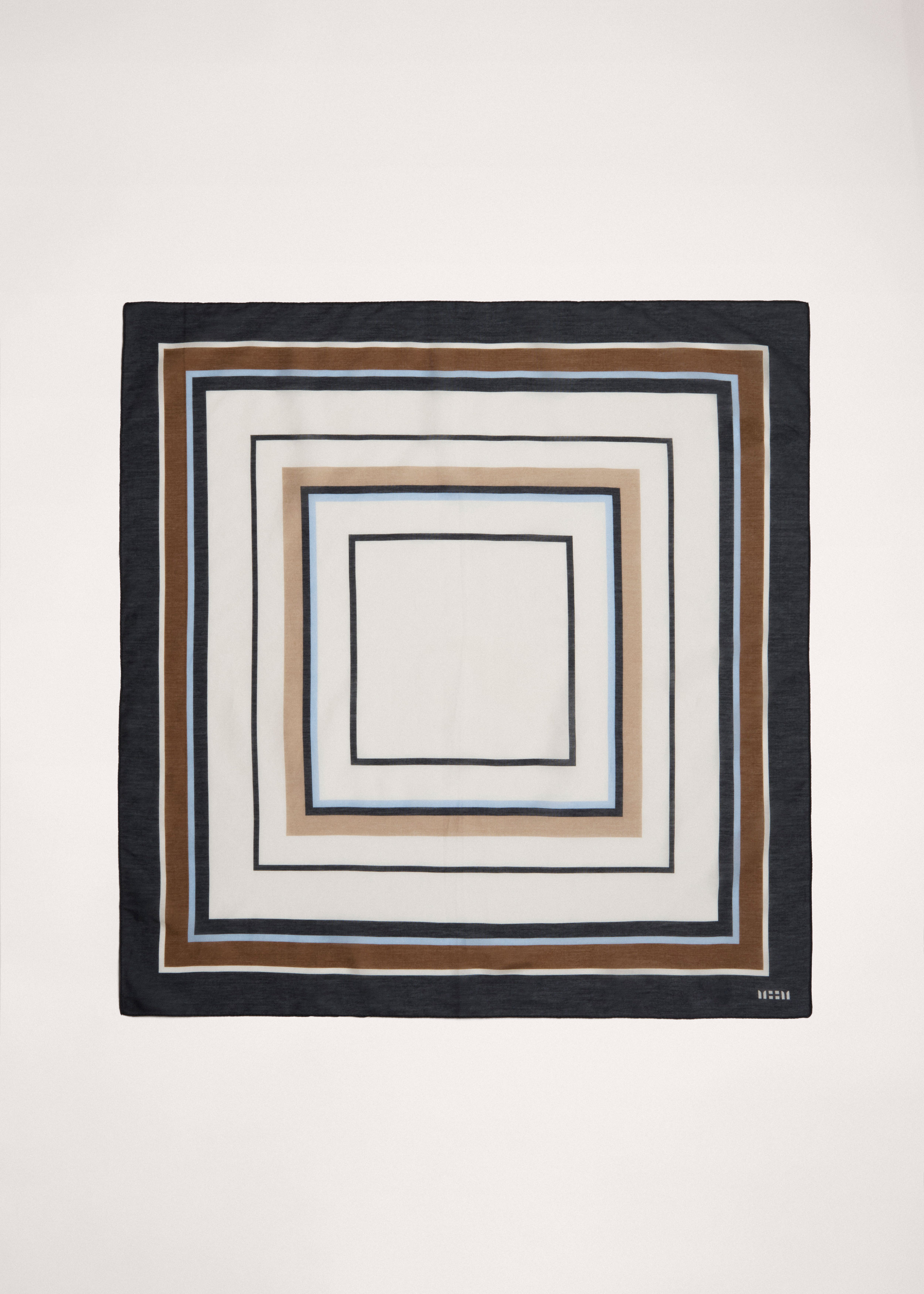 Women's Ecru Border Scarf | ME+EM