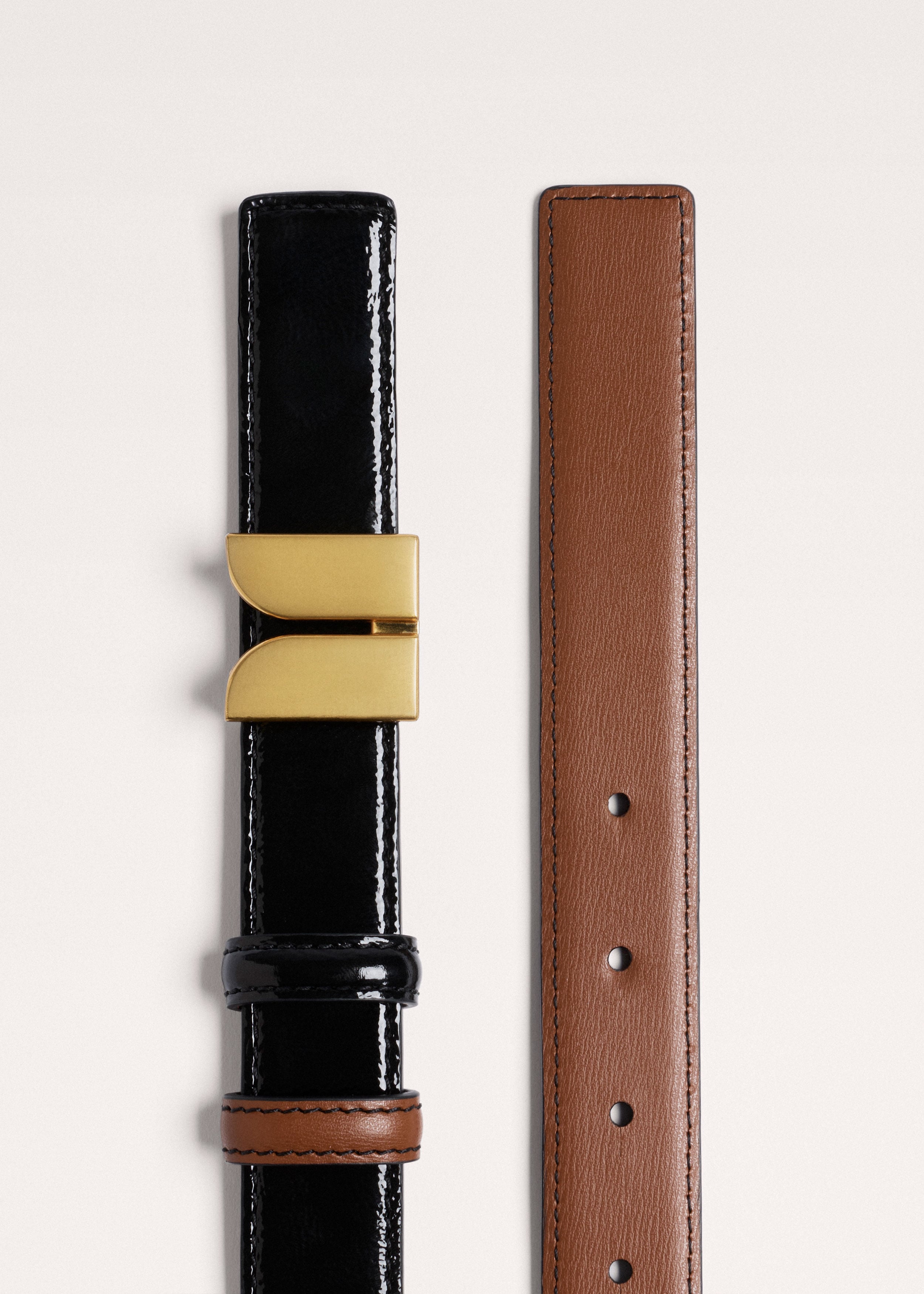 Women's Black Reversible Belt | ME+EM