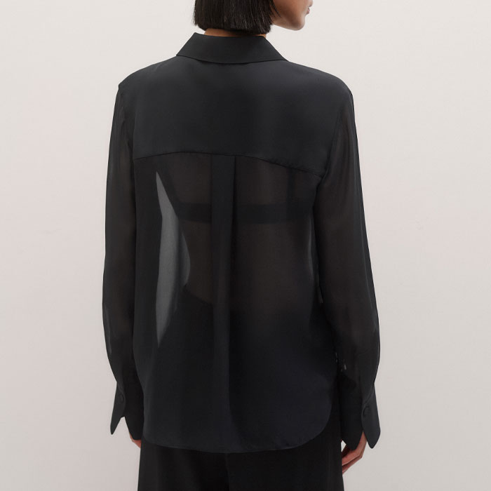 evening black blouse