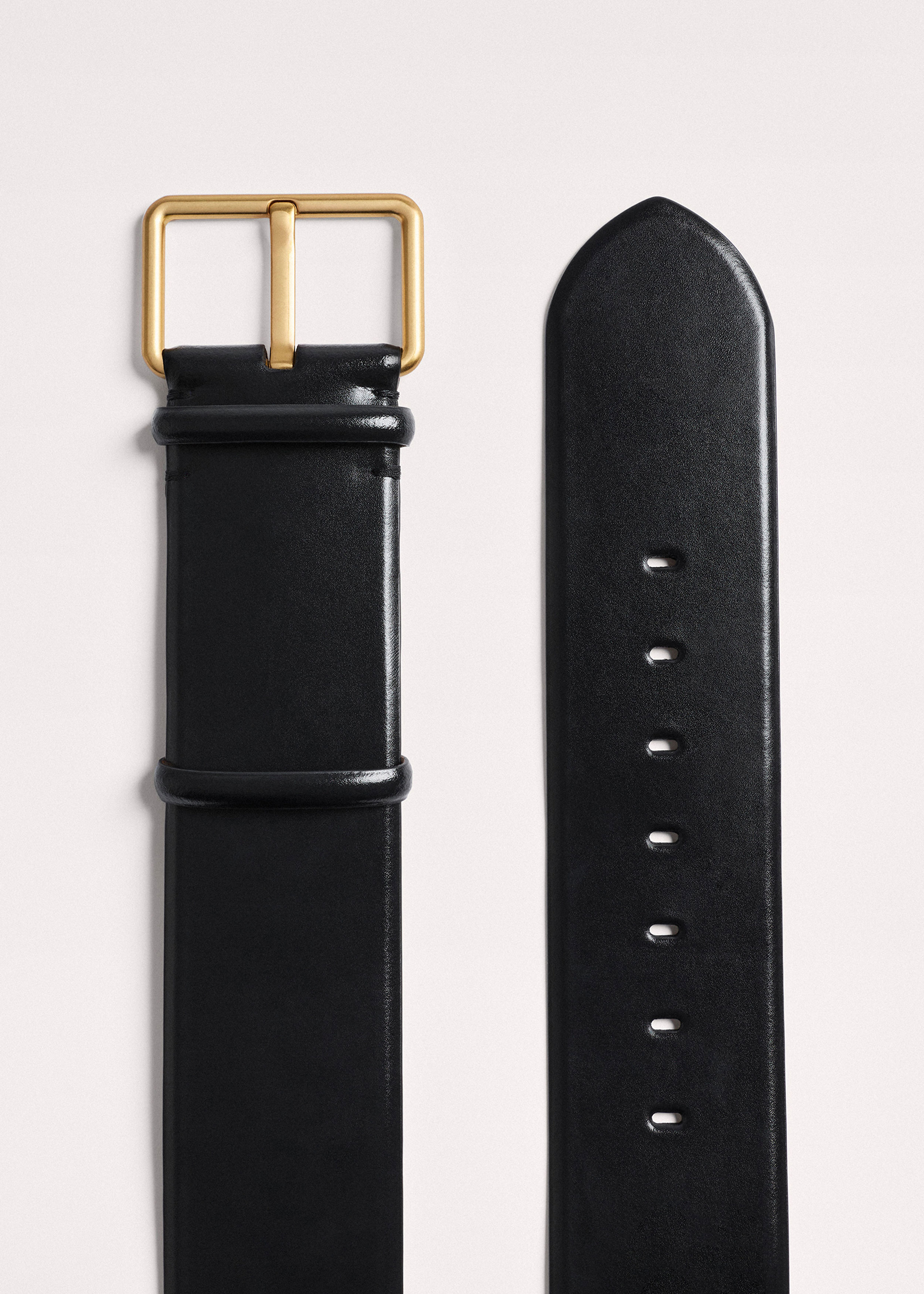 Women's Black Extra Wide Waisted Belt | ME+EM