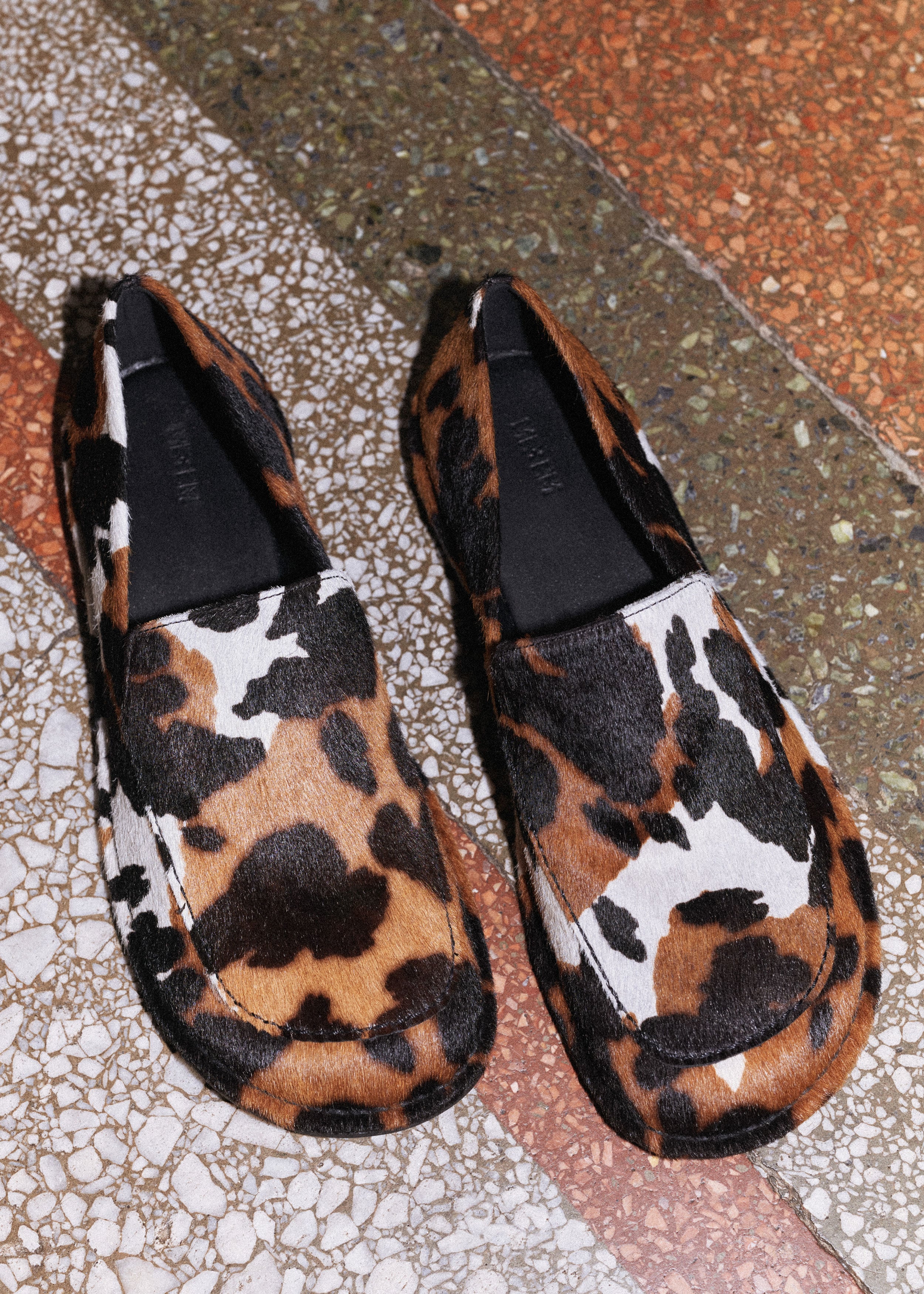 Women's Brown Cow Print Travel Loafer | ME+EM